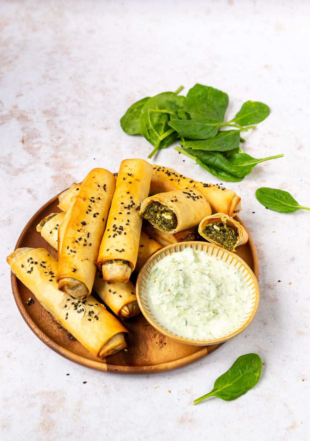 Spanakopita rolletjes - Brenda Kookt