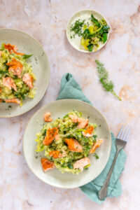 Preistamppotje met zalm en dille - Brenda Kookt