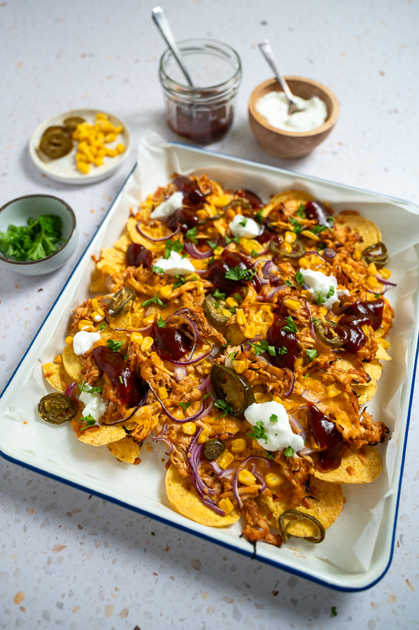 BBQ Chicken nacho's - Brenda Kookt